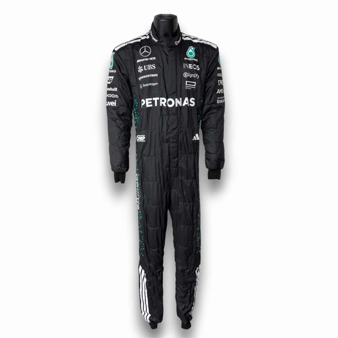 George Russell Race-Used Suit Mercedes 2025 – JM MotorsportsTrading